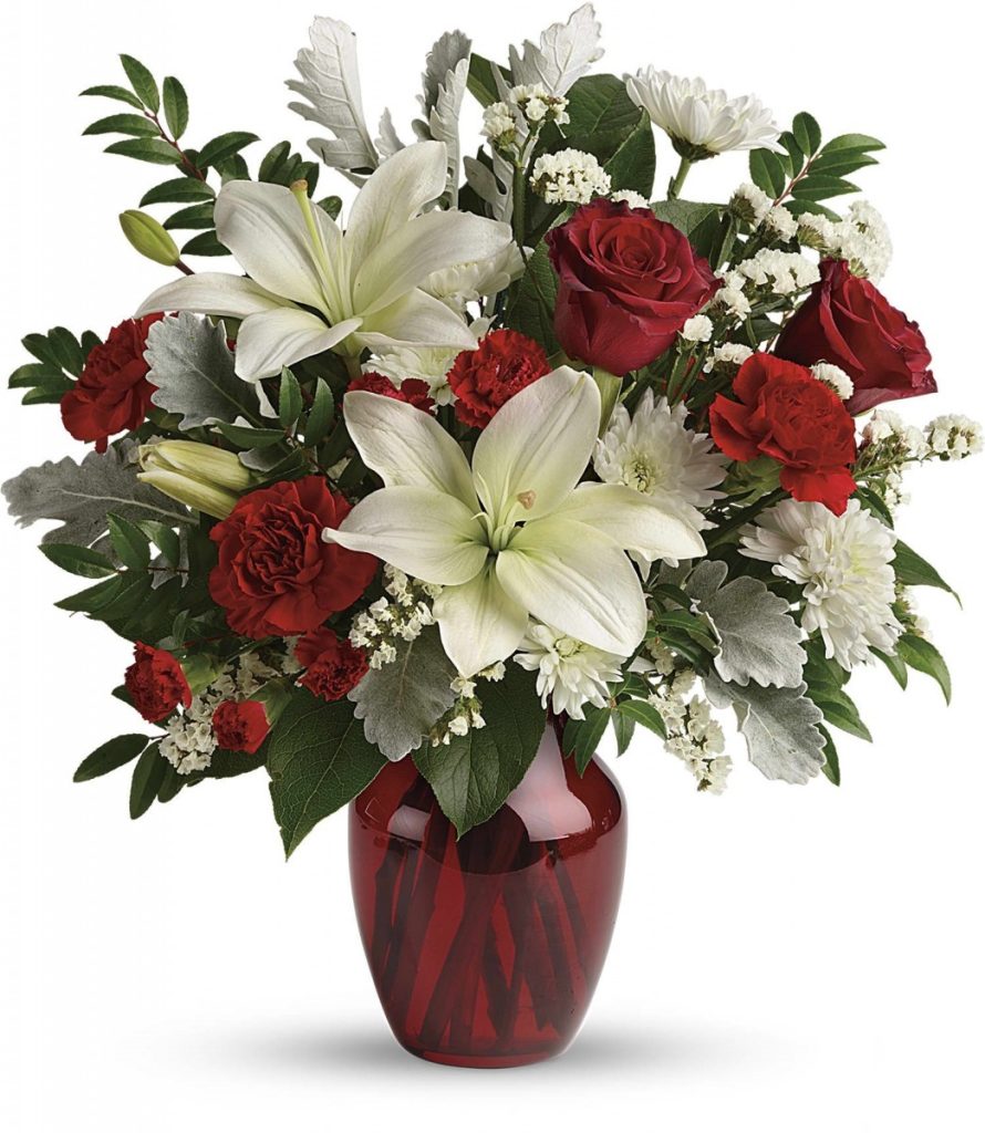 Teleflora's Visions of Love Bouquet | Same-Day Flower Delivery ...